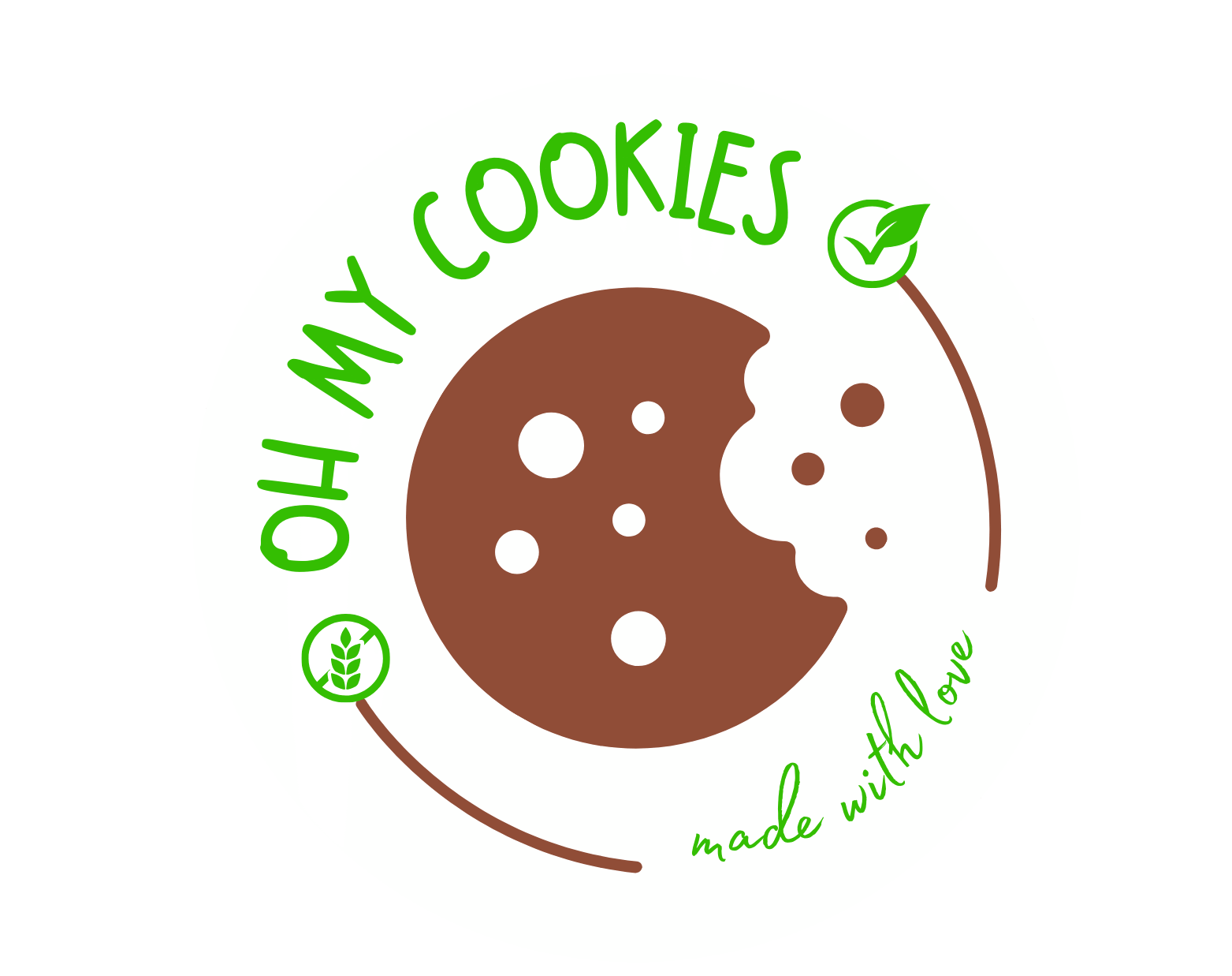 Dark Chocolate Chip Pack of 3 Cookies - Oh My Cookies